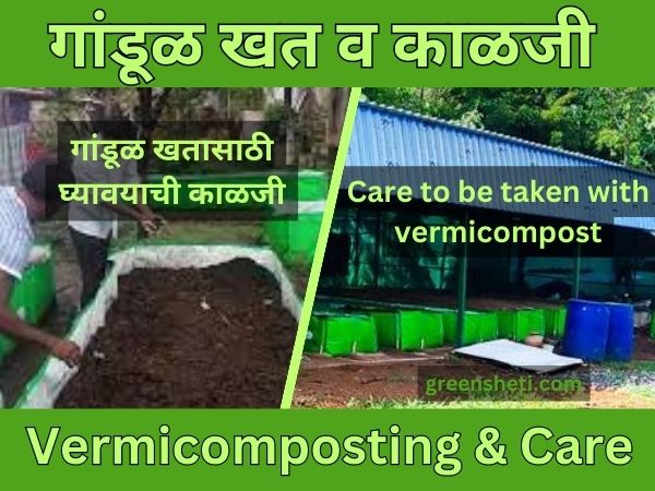 गांडूळ खत कसे तयार करावे ? Gandul Khat Nirmiti In Marathi ( Vermicompost )